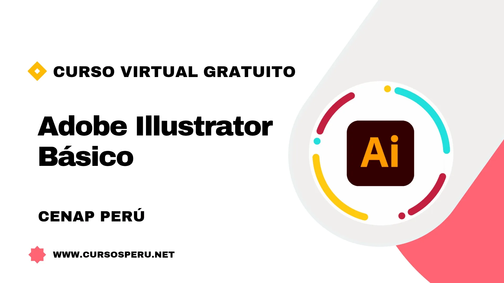 Curso virtual gratis "Adobe Illustrator Básico" de CENAP PERÚ